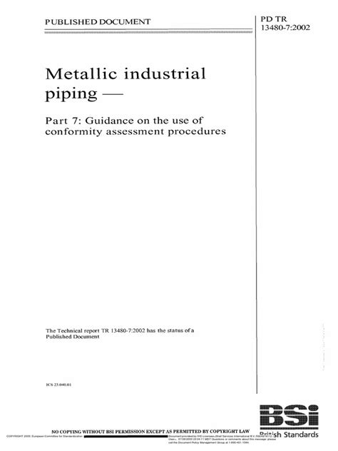 En 13480 7 Guidance Procs Voorlopig Pdf Evaluation Business