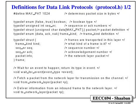 Ppt Data Link Layer Flow Control Stop And Wait Data Link Protocols