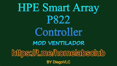 Hpe Smart Array P822 Controller Mod Ventilador Hpe Smart Array P822