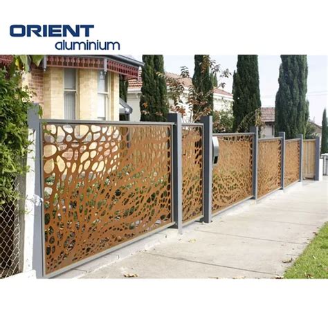 Outdoor Exterior Decorative Customizing Aluminum Laser Cut Metal Screens For Wall Panels