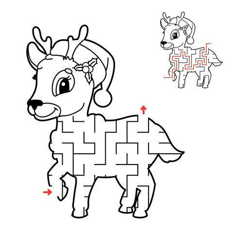 어린이를 위한 추상 미로 게임 어린이를 위한 퍼즐 미로 수수께끼 올바른 경로 찾기 교육 워크시트 프리미엄 벡터