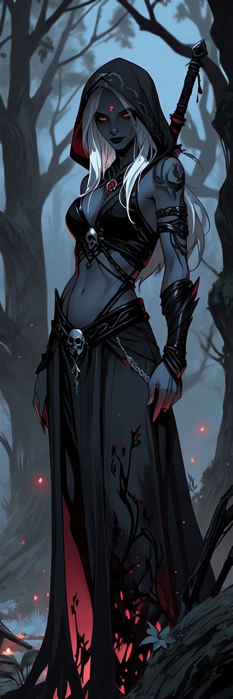 Pin By Niffty The Gremlin On Drow Character Portraits Character Art