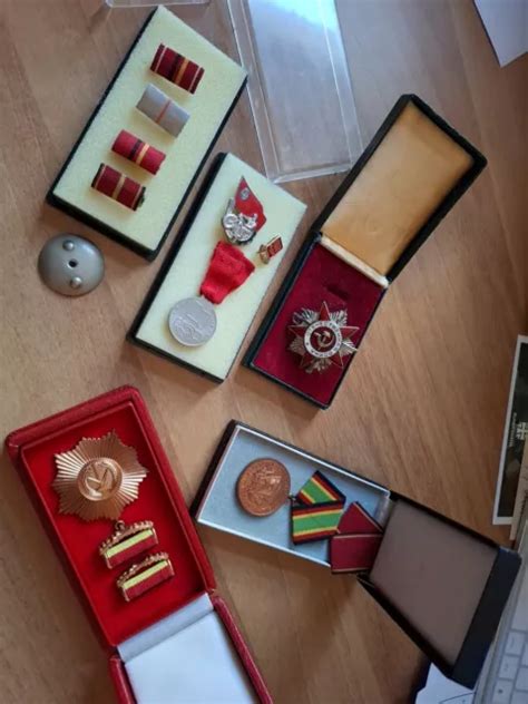 Orden Ehrenzeichen Etui Etuis Ddr Mfs Nva Vvo Interim Vaterländischen