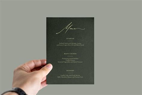 Editable Menu Template Design Modern Customisable Menu Canva Menu