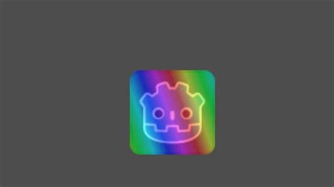 moving rainbow gradient shader i had fun creating this one godot