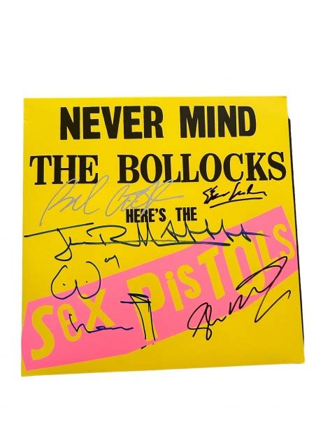 The Sex Pistols Signed Vinyl Charitystars