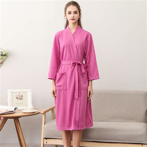 Spring And Summer Bathrobe Female Thin Section Waf Grandado