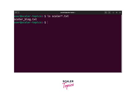 What Is A Glob In Linux Scaler Topics What Is A Glob In Linux Scaler Topics