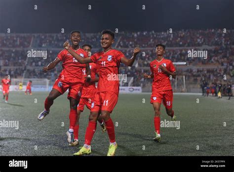 Mohammad Nazimuddin Jumps In The Air After Giving Bangladesh A 10 Minute Lead With A Brilliant