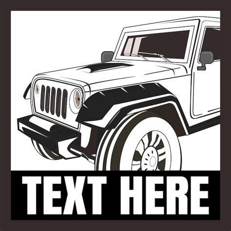 만화 그림 복고풍 빈티지 클래식 자동차 프리미엄 벡터