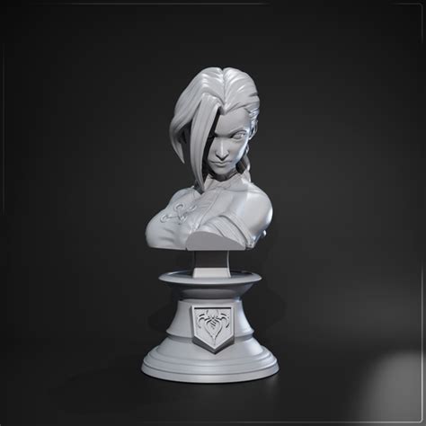 3d File Jinx Bust Arcane League Of Legends 👤 ・model To Download And
