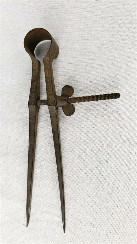 Antique Wooden Compass Divider Tool Carpenter Drafting Shipwright Wheelwright 2068281472