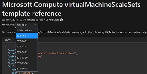 Tip You Can Now Specify The Api Version Of The Resource On Arm Docs