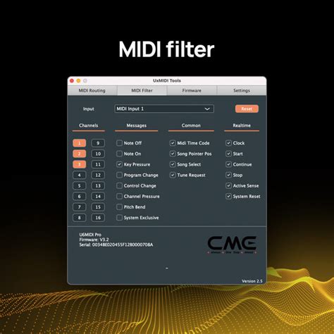 Cme U6midi Pro Midi Interface With Midi Routing And Filters
