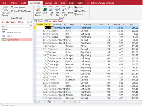 Access Database From Excel File Word и Excel помощь в работе с