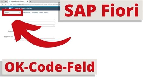OK Code Feld In SAP Fiori Einfach Einblenden SAP Fiori