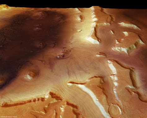 Esa Perspective View Of Deuteronilus Mensae