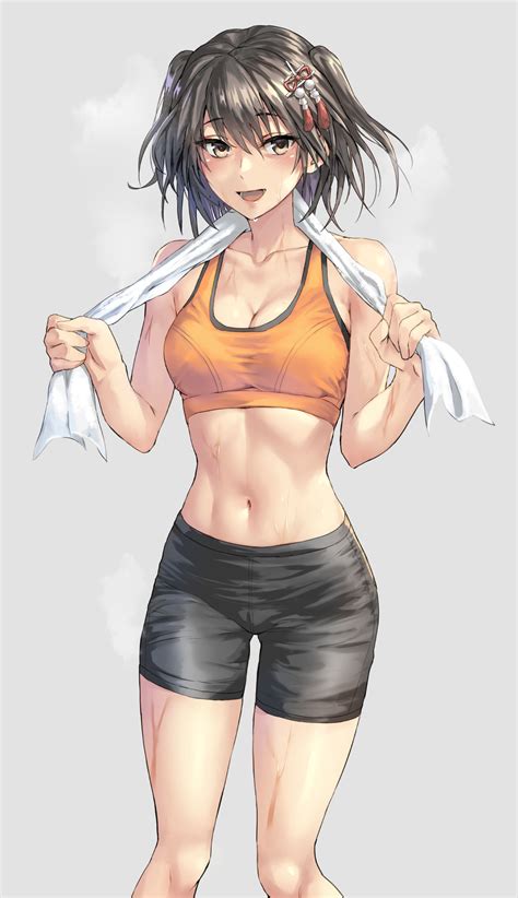배경 화면 애니메이션 소녀들 센다이 칸 콜레 간타이 컬렉션 돌연변이 짧은 머리 갈색 머리의 삽화 디지털 아트