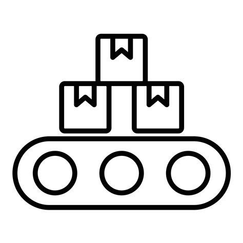 Rolling Machine Line Icon Vector Art At Vecteezy