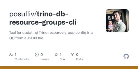 Github Posullivtrino Db Resource Groups Cli Tool For Updating Trino Resource Group Config In