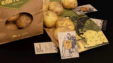 Potato Brand - New Visual Identity and Packaging on Behance
