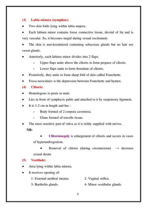 SOLUTION Female External Genitalia Studypool