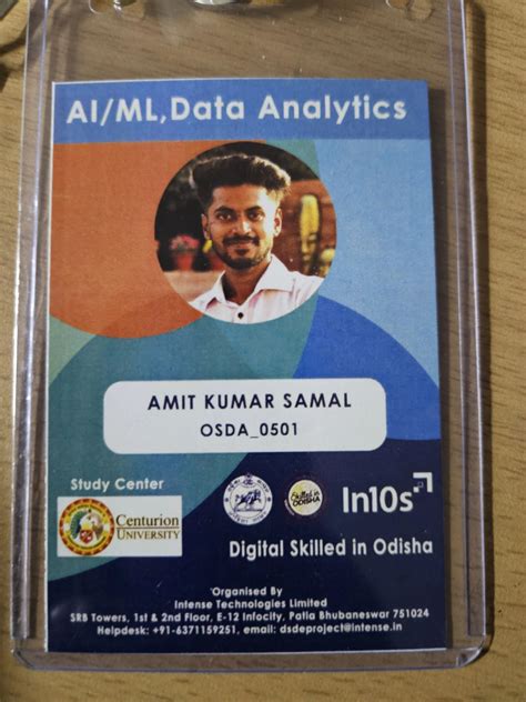 Ai Machinelearning Dataanalytics Skilldevelopment Amit Kumar Samal