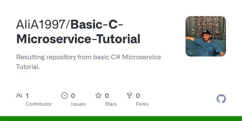 Github Alia1997basic C Microservice Tutorial Resulting Repository
