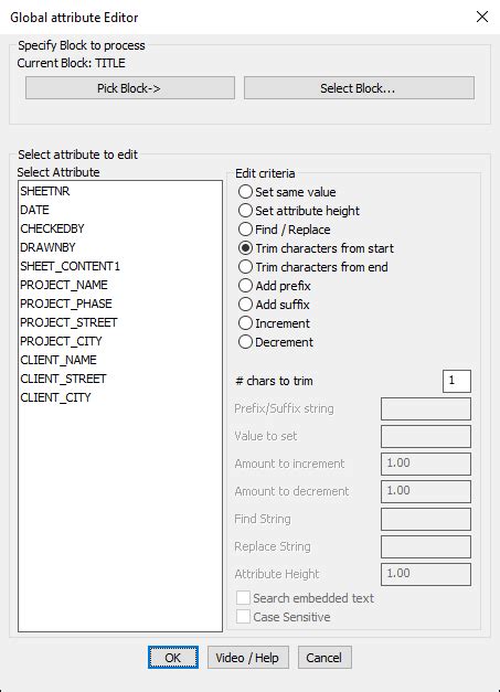 Global Attribute Editor Gtattedit Geotools Command Geotools