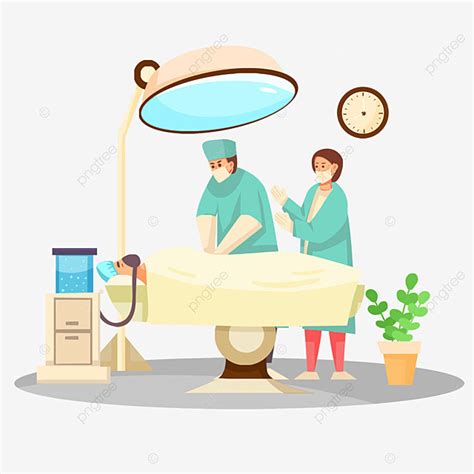 외과 의사 일러스트 수술 캐릭터 외과 의사 수술 병원 Png 일러스트 및 Psd 이미지 무료 다운로드 Pngtree
