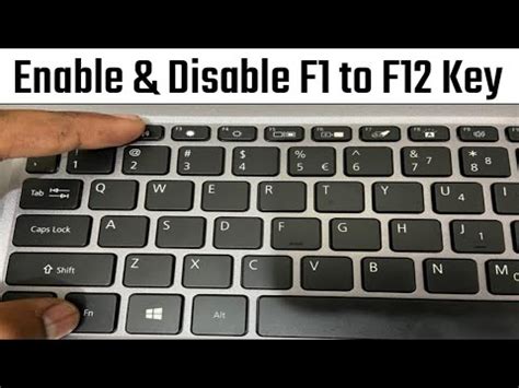 F1 To F12 Function Keys Enable Or Disable Keyboard Multimedia Keys Humsafar Tech YouTube