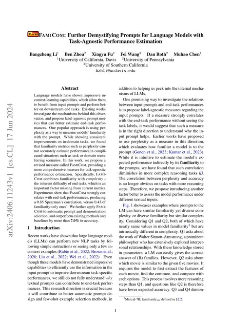 Pdf Famicom Further Demystifying Prompts For Language Models With