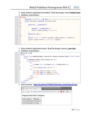 Modul 05 Framework CodeIgniter Pdf