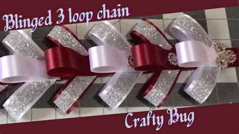 Homecoming Mums DIY Blinged Triple Loop Chain