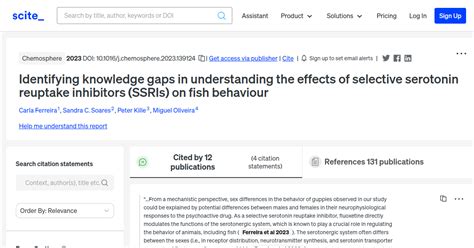 identifying knowledge gaps in understanding the effects of selective