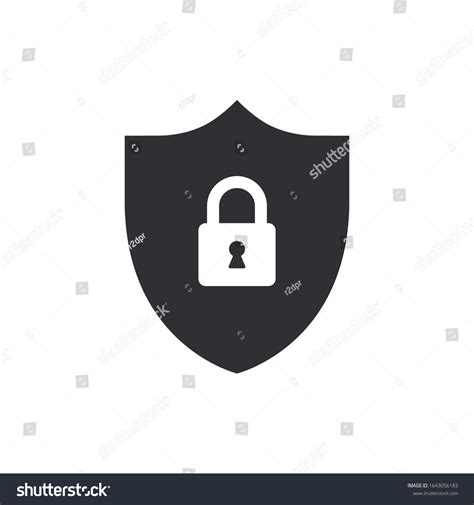 Security Vector Icon Shield Lock Protection Stock Vector Royalty Free 1643056183 Shutterstock