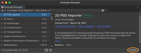 D PSDImporter Released For Unity Unity Engine Unity Discussions