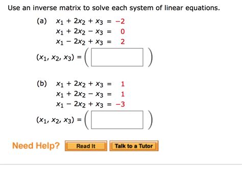 How To Solve System Of Linear Equations Using Inverse Matrix Tessshebaylo