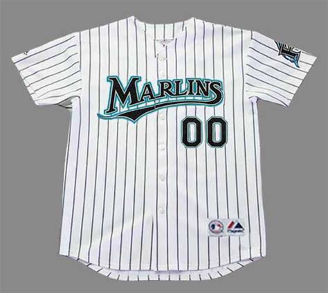 Florida Marlins 2000s Home Majestic Throwback Jersey Customized Any
