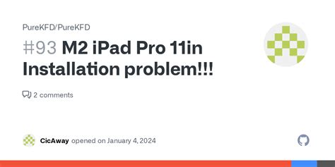 M2 Ipad Pro 11in Installation Problem · Issue 93 · Purekfdpurekfd · Github
