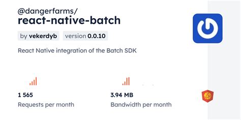 Dangerfarmsreact Native Batch Cdn By Jsdelivr A Cdn For Npm And Github
