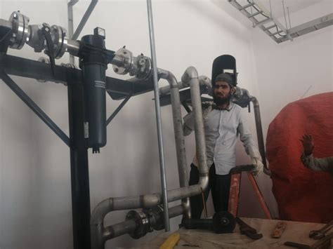 Tauseef Ahmed On Linkedin Compressor Room Pipeline Works Done Complete