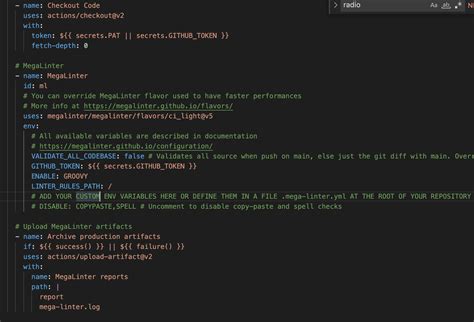 Mega Linter Does Not Show The Same Errors As The Extension Vscode