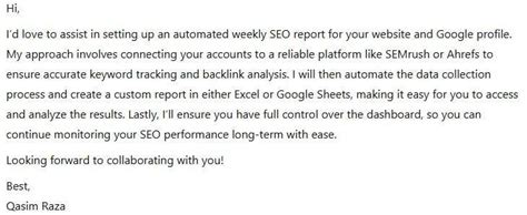 Automated Weekly Seo Keyword And Backlinks Report Setup Freelancer