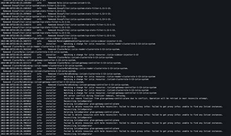 Istio Operator Will Never Delete Finalizer If It Fails To On The Initial Reconciler Attempt