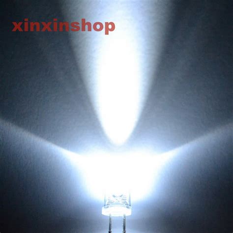 100pcs 5mm Round White Diode Led Super Bright Ligh Vicedeal