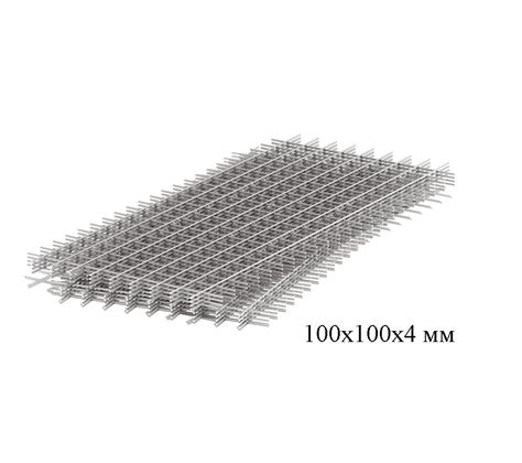 Сетка сварная ВР-1 100x100x4 мм (2x3 м) - Купить в СтальГрад