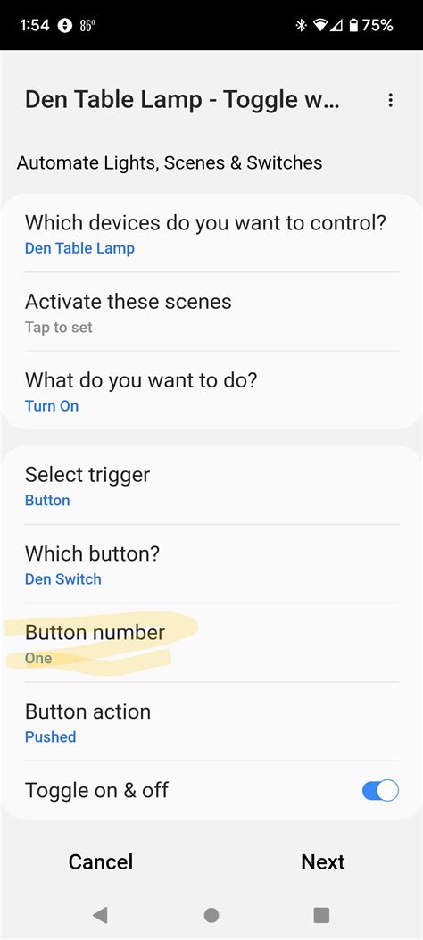 New Smart Lighting App Not Seeing All Buttons May 2023 Smartapps