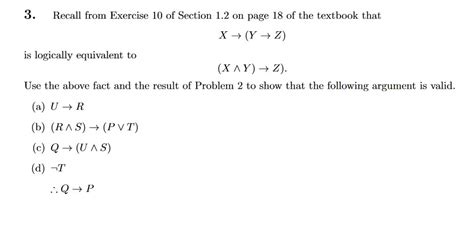 solved 3 recall from exercise 10 of section 1 2 on page 18