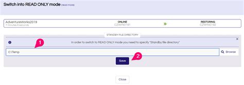 Sql Server Standby Read Only Mode Dbvisit Support